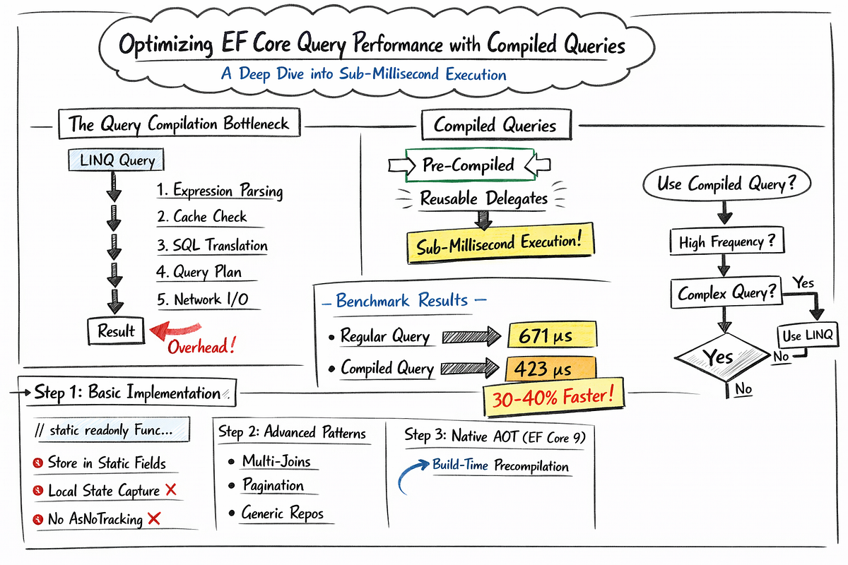 How To Optimize EF Core Query Performance With Compiled Queries | by ...