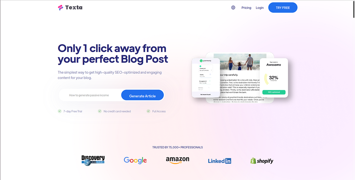 Texta.ai: Boost your sales & keep your audience engaged by writing 10x ...