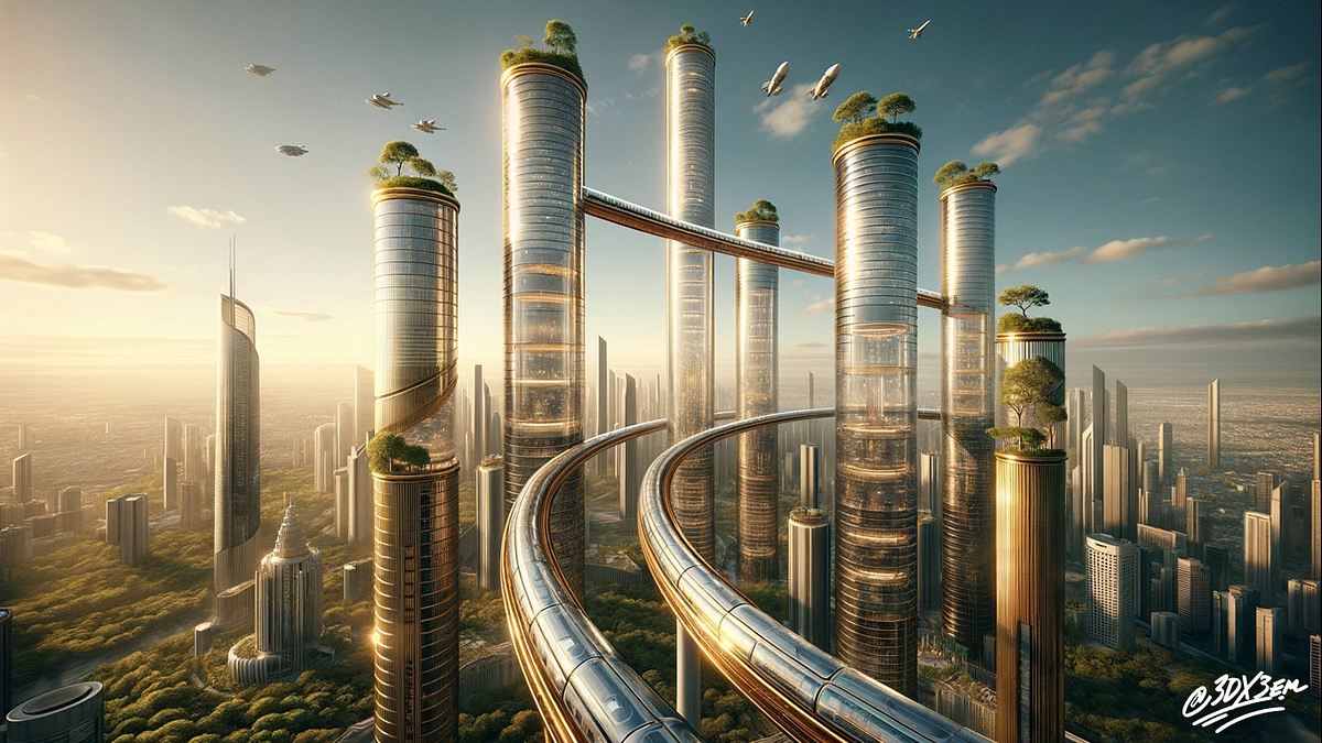 🏗️🏙Vertical Cities: The Great Acceleration Up | by Serge at X3EM | Medium