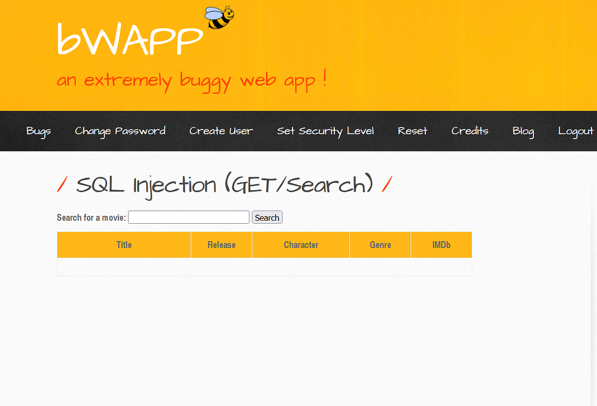 bWAPP SQLi solutions Part-1. bWAPP nədir? | by V3ng3X | Medium