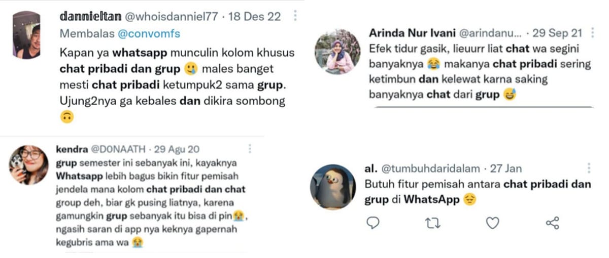 UI/UX Case Study : Fitur Pembeda Chat Pribadi dan Chat Grup Pada ...