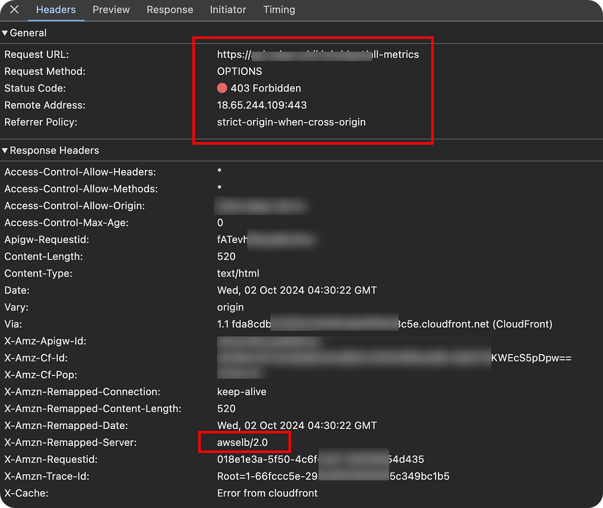 Troubleshooting for Angular Sending OPTIONS Request and Receiving 403 Error | by Frank | Medium