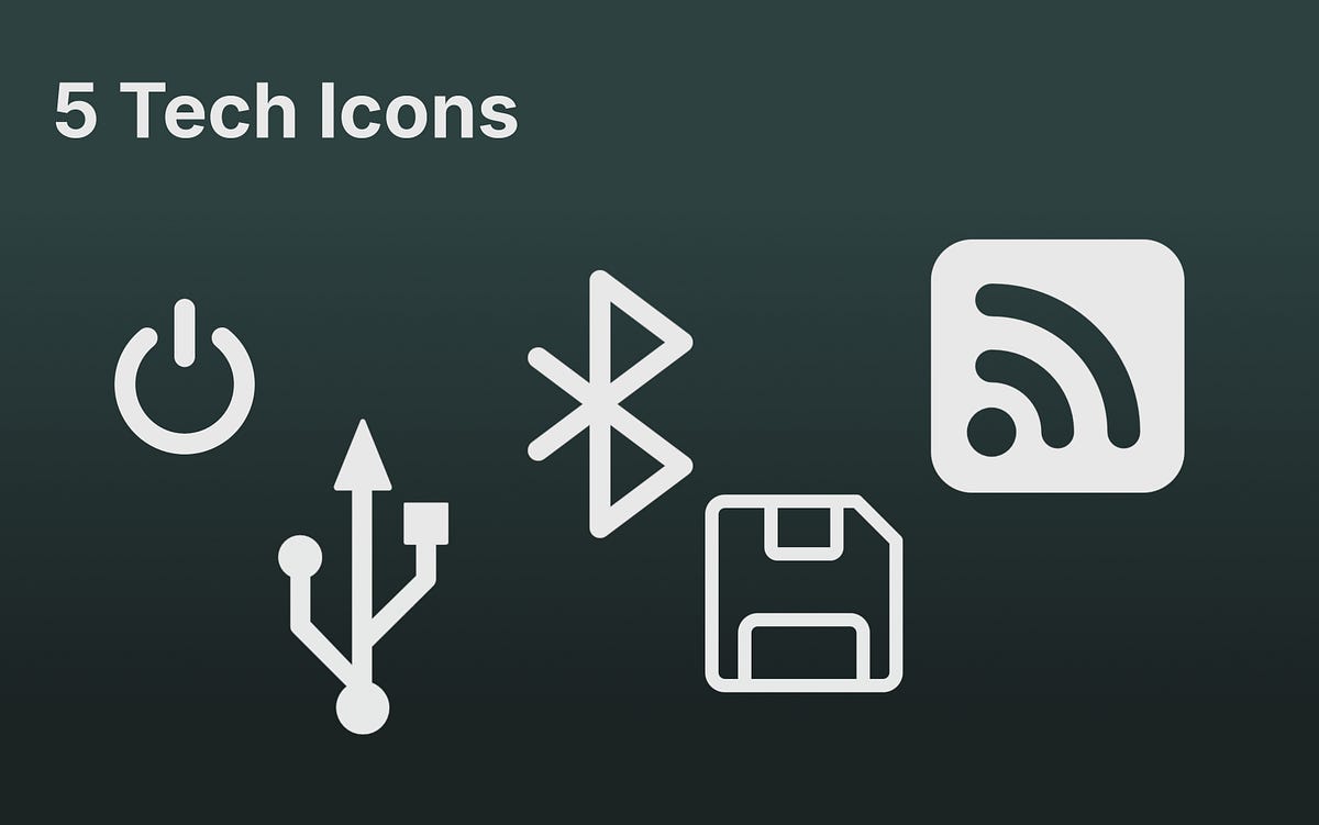 5 Tech Icons And Their Meaning. The meaning behind these technology… | by Pat Alcala ...