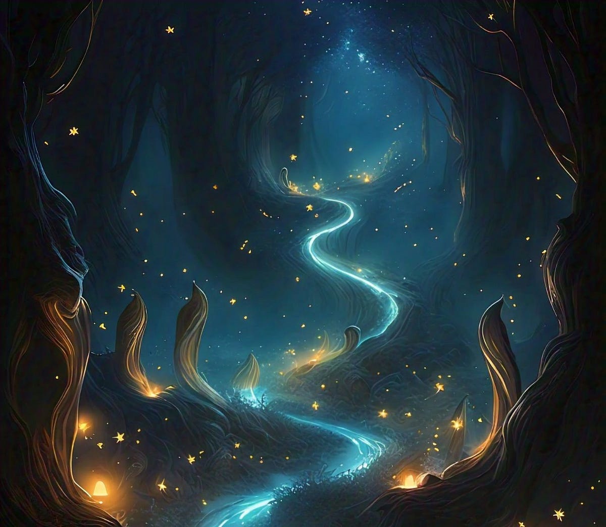 The Glow of Forgotten Stars. In the vast tapestry of the cosmos… | by ...