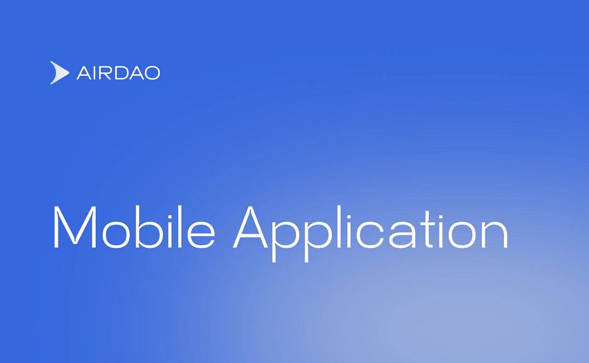 AirDAO: Guía de la aplicación móvil | by AirDAO en Español | Sep, 2023 ...