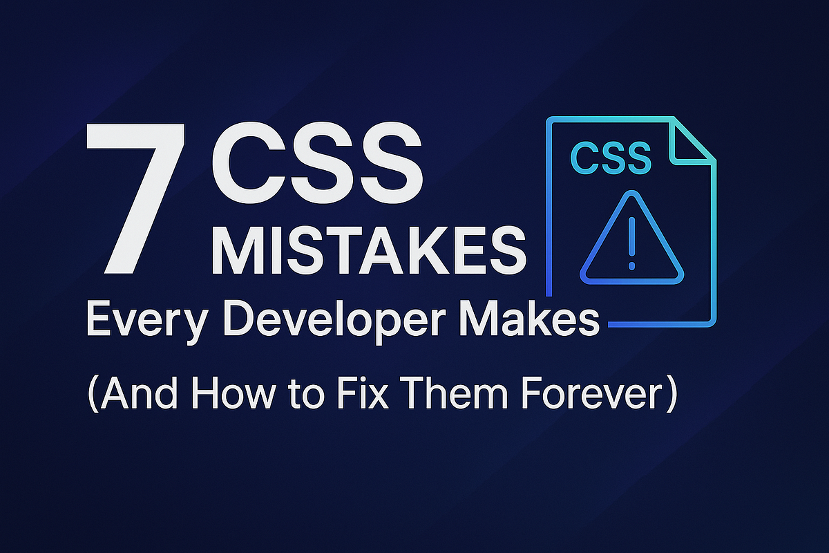 7 CSS Mistakes Every Developer Makes | by CodeByUmar | Aug, 2025 | JavaScript in Plain English