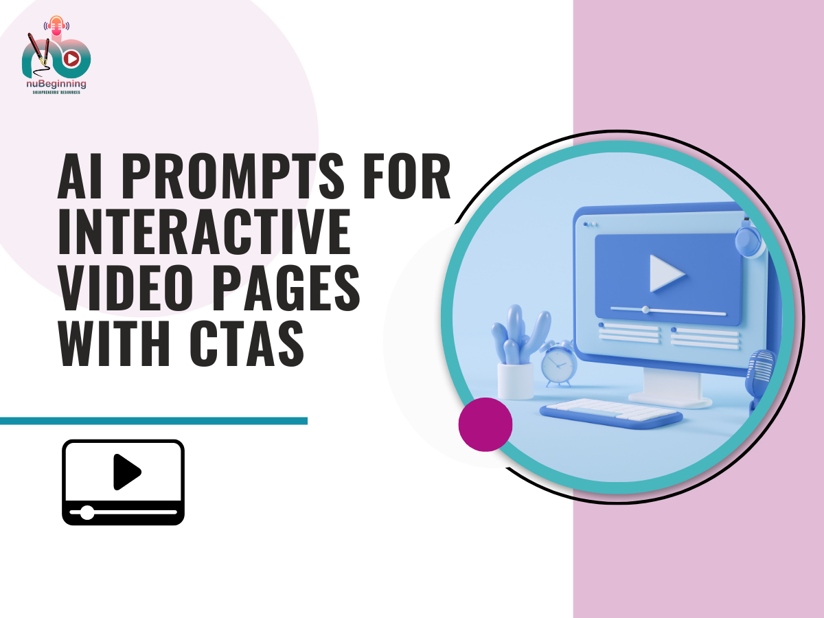 AI Prompts For Interactive Video Pages With CTAs | by Sue Pats | Medium