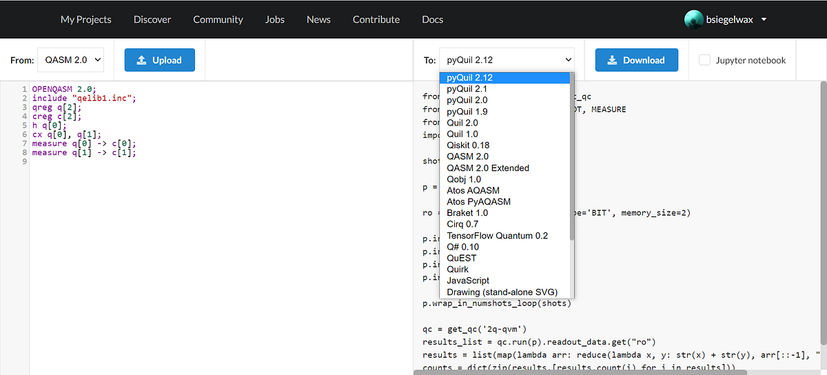 Review: Quantastica’s QConvert. Convert Your Quantum Program | by Brian N. Siegelwax | Medium