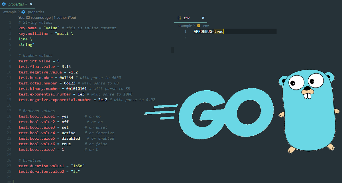 Writing custom configuration loader library in Golang. Loading configuration from like ...