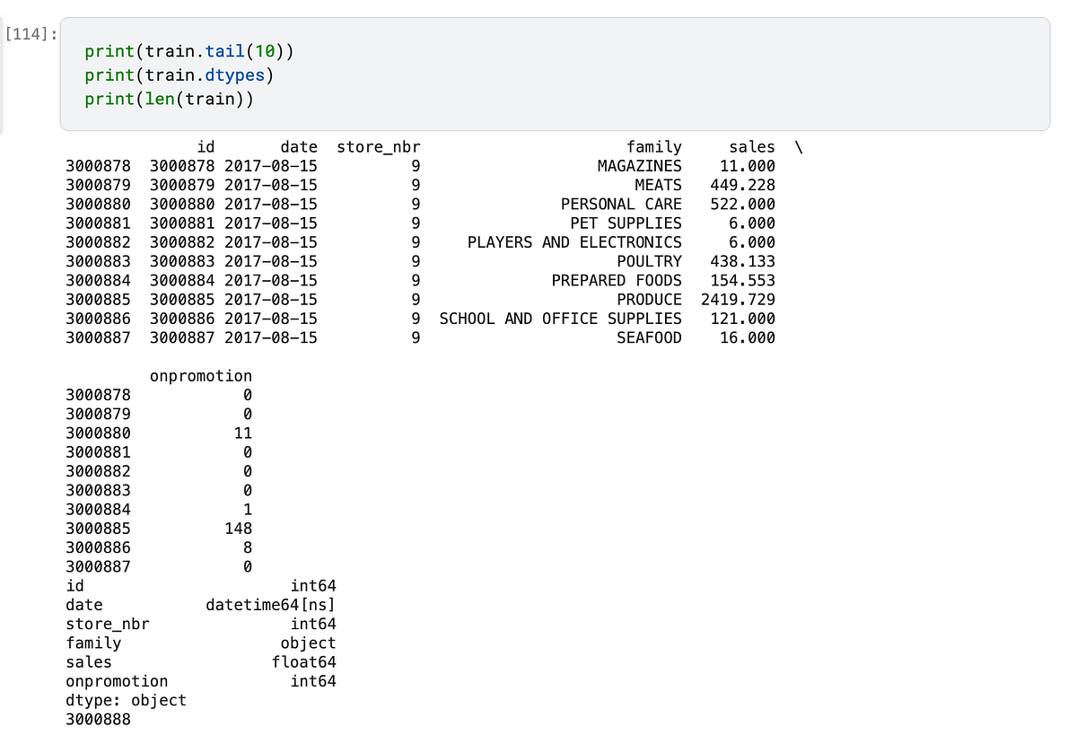 Store Sales — Time Series Forecasting Using Neural Network By