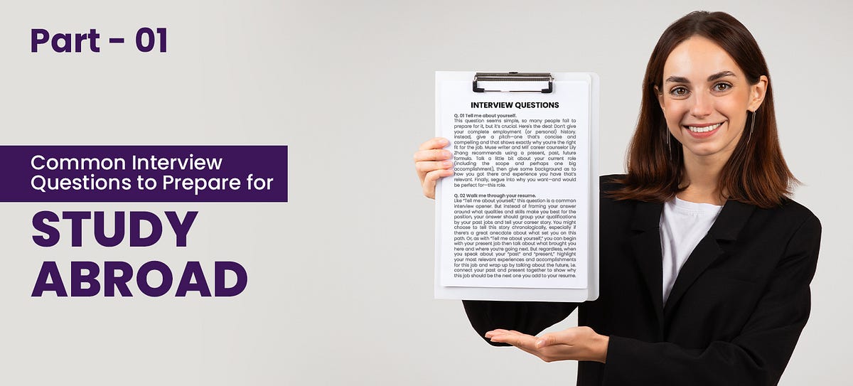 Student Interview Questions and How to Answer Them — Part I | by ...