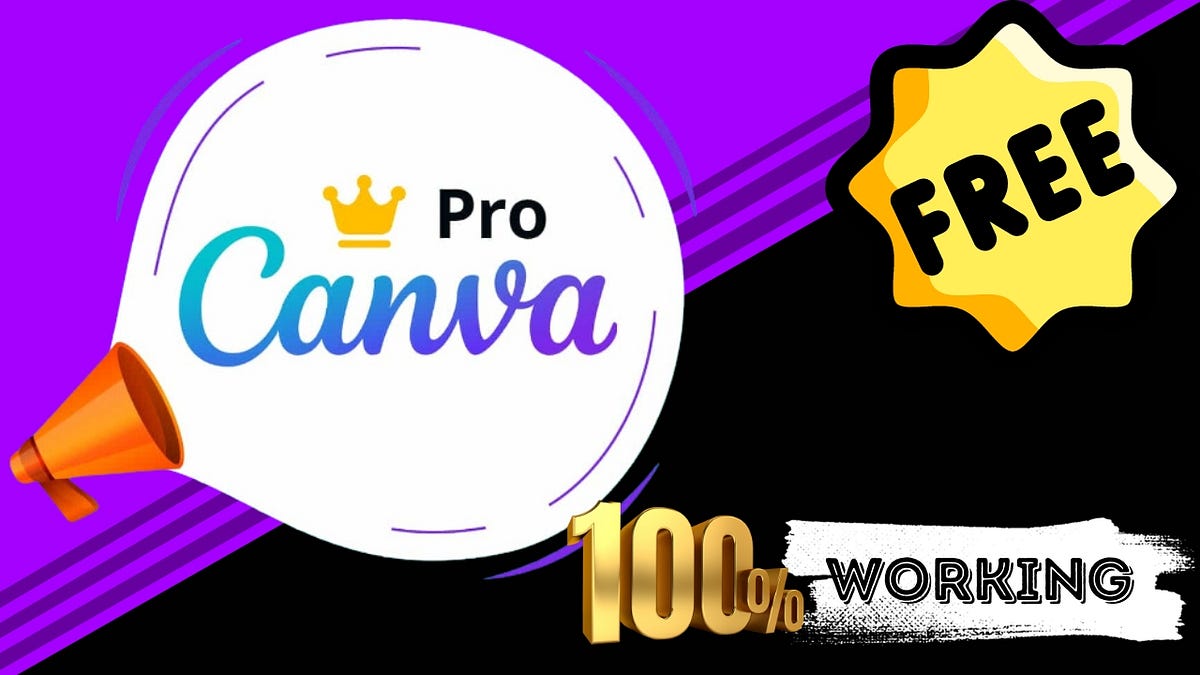 How To Get Canva Pro For Free😱 Canva Pro Free🆓: Exploring Canva Pro ...