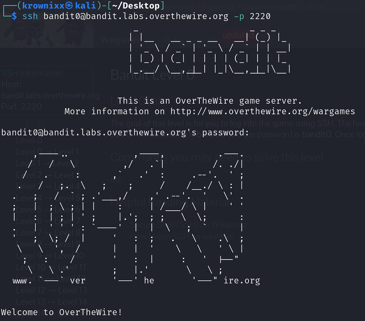OverTheWire BanditLab | Level 0–12 | by Nihad Alizada | Medium