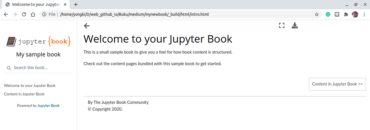 Tutorial Jupyter Book. Jupyter Book memungkinkan kita untuk… | by Yongki Andita Aiman | Medium