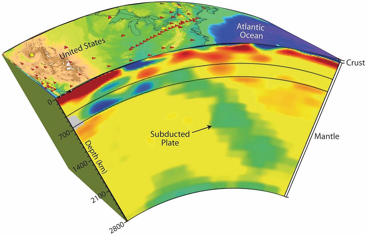 Core Concept: Seismic tomography uses earthquake waves to probe the ...