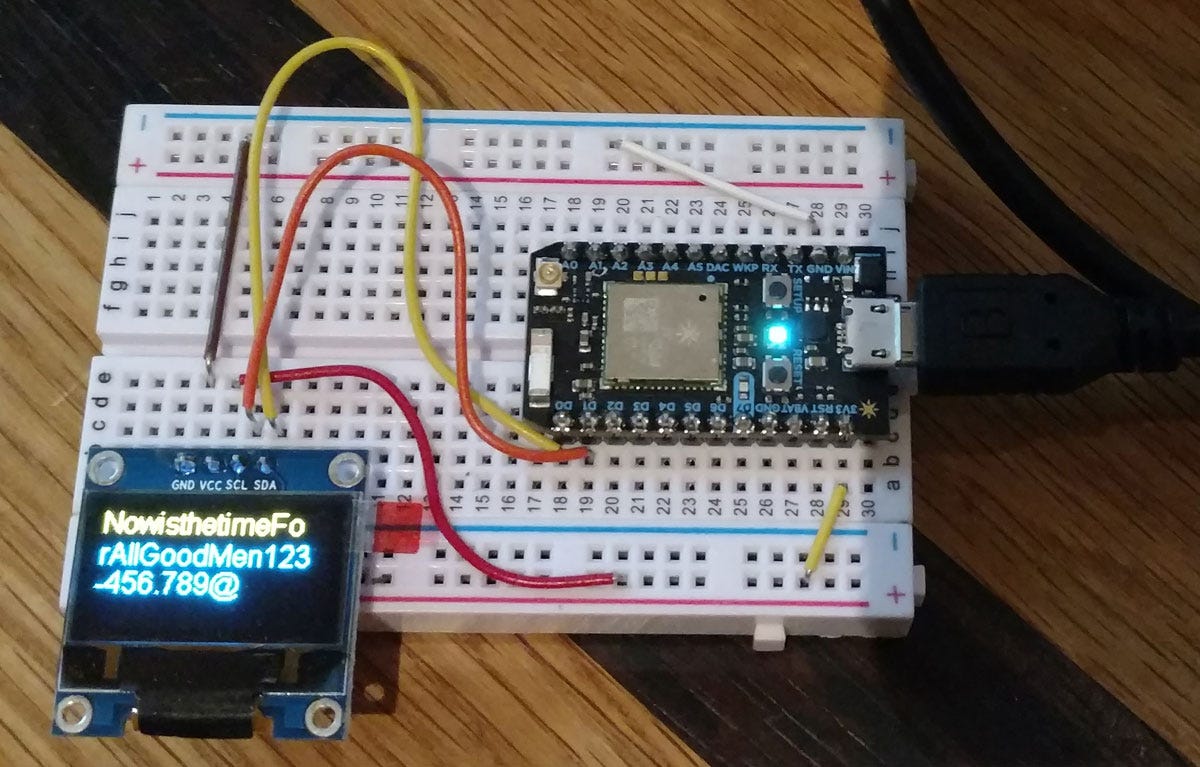 Adding A Tiny Oled Display To The Particle Photon By Mark Zachmann