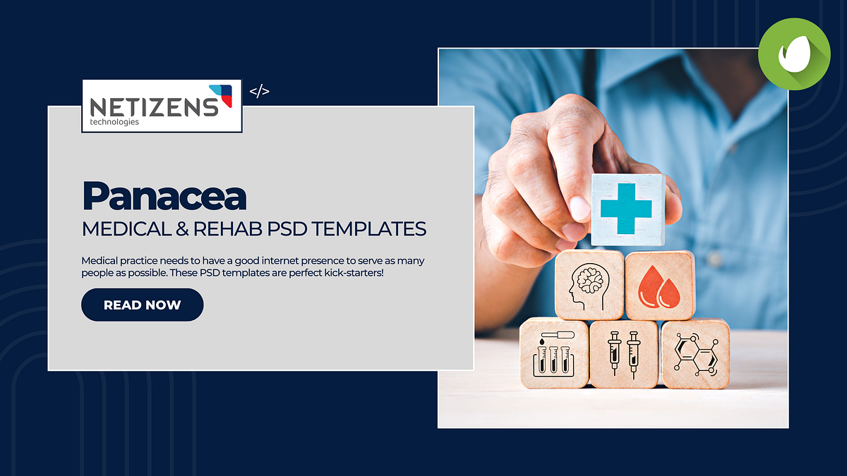 Panacea — Medical And Rehab PSD Templates | by Netizens Technologies ...