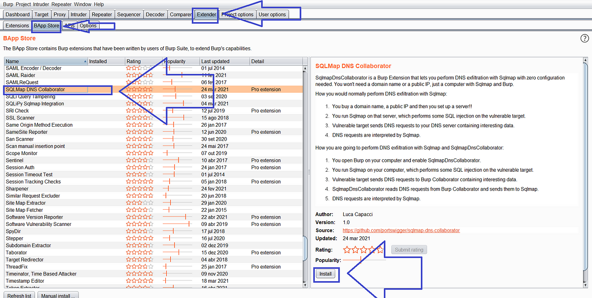 Dns For Faster Exfiltration Of Blind Sql Injection Data Burp Suite And Sqlmap Only By David 4451