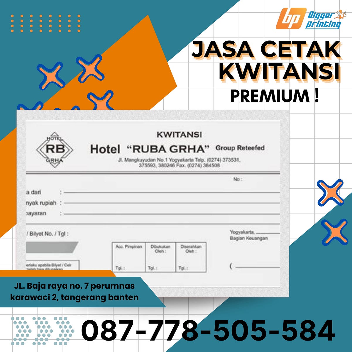 PREMIUM, Wa./Call 0877–7850–5584, Jasa Cetak Kwitansi di Pakuhaji Kab.Tangerang - BiggerSiKilat ...