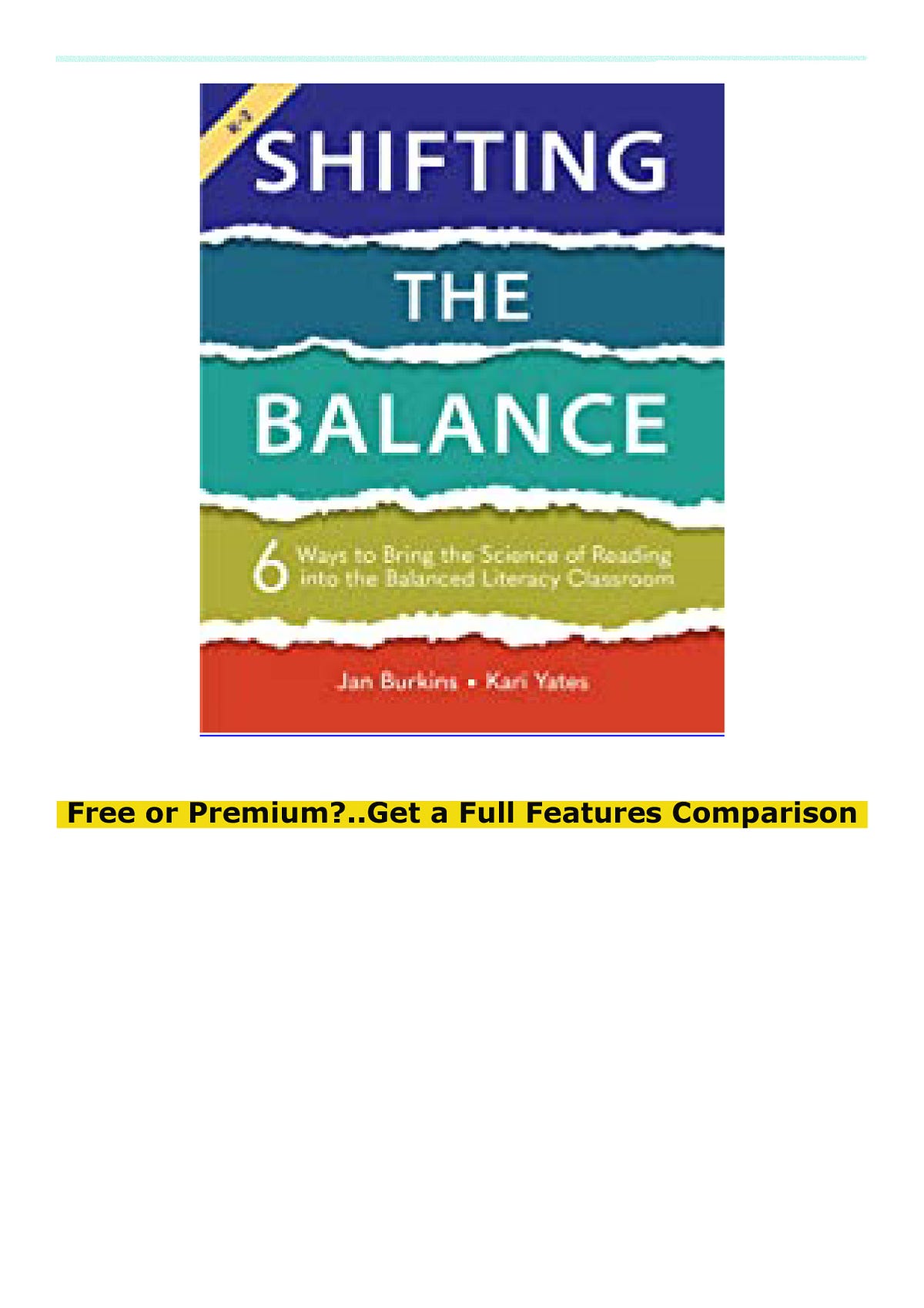 Access [EBOOK] Shifting the Balance: 6 Ways to Bring the Science of ...