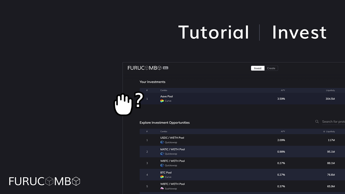 Tutorial: Furucombo Invest. This tutorial will guide you through… | by FURUCOMBO | FURUCOMBO ...