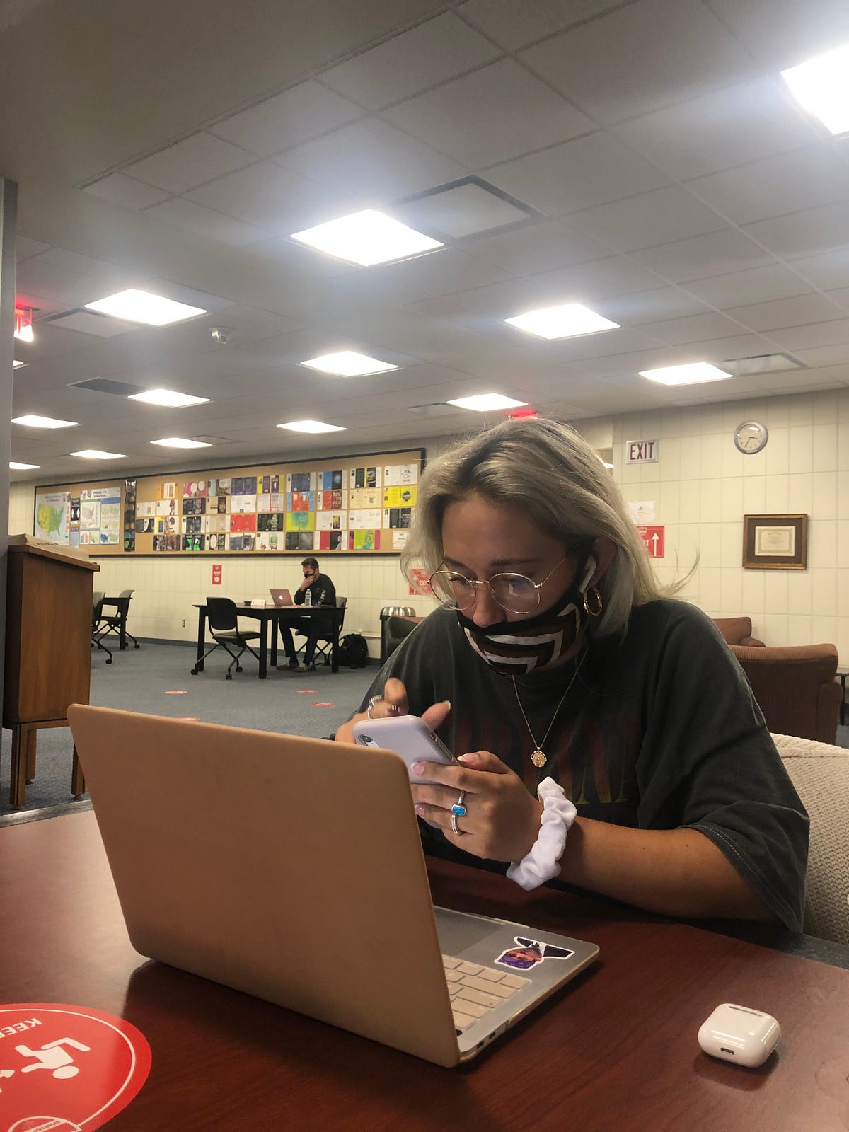 UTampa Student Studying in Library | by Madison Opalinski | Medium