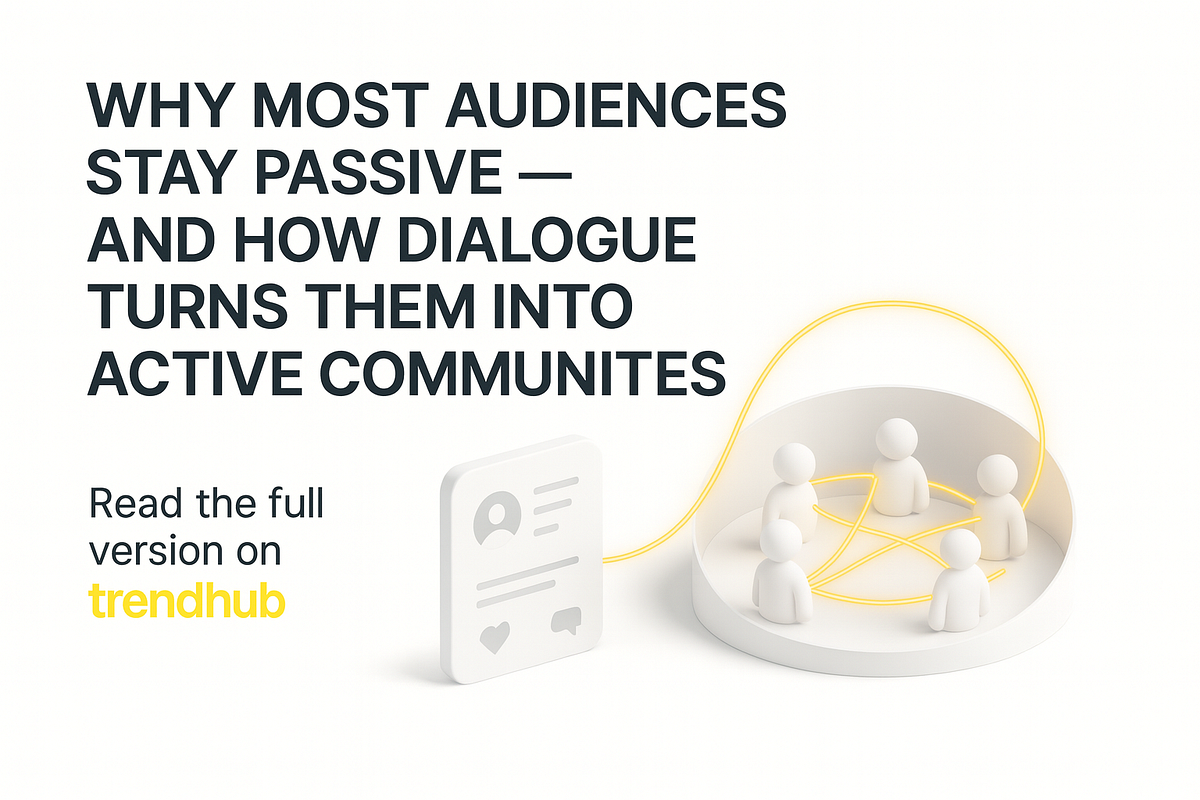 Why Most Audiences Stay Passive — And How Real Dialogue Turns Them Into ...