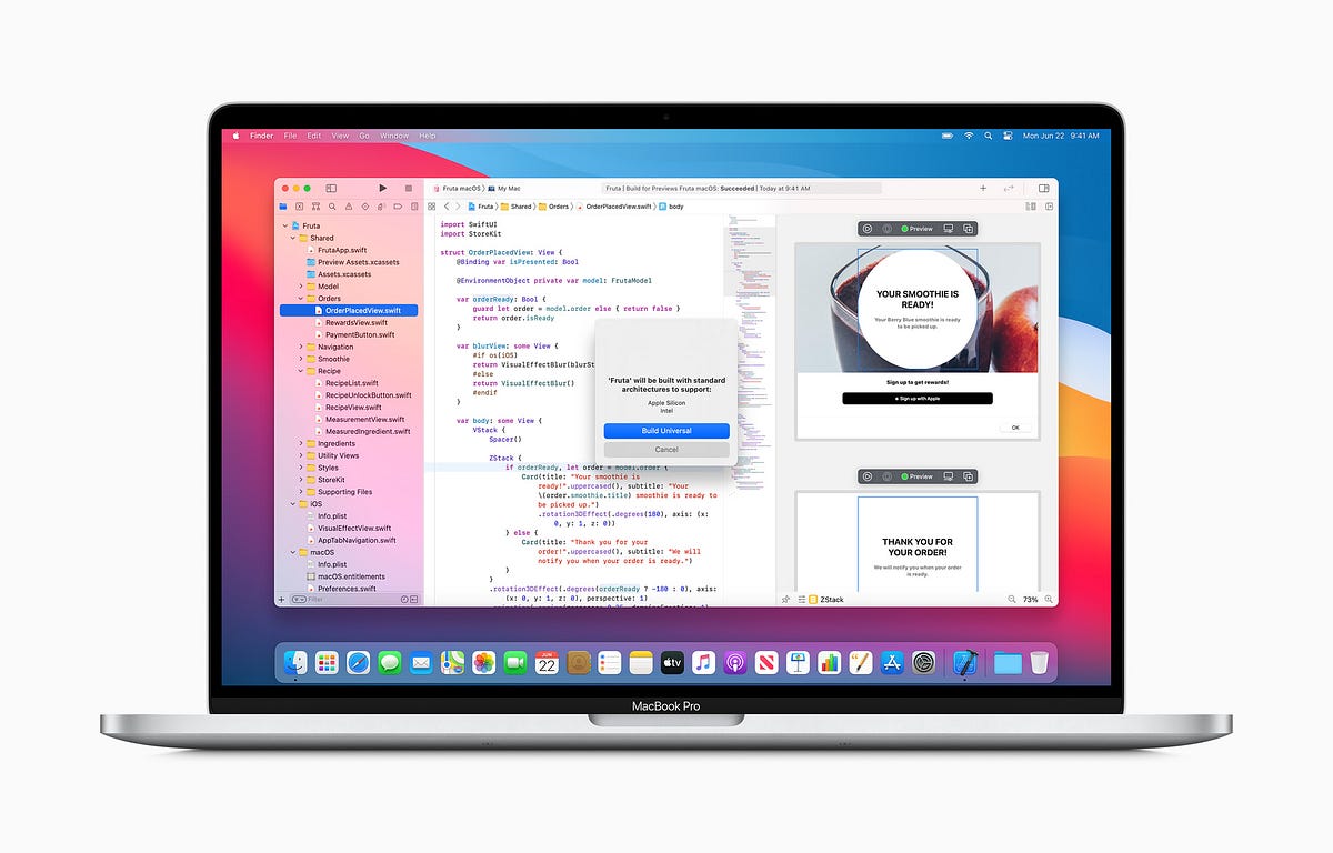 Apple — Developer Transition Kit. On June 22, 2020 Apple announces Mac ...