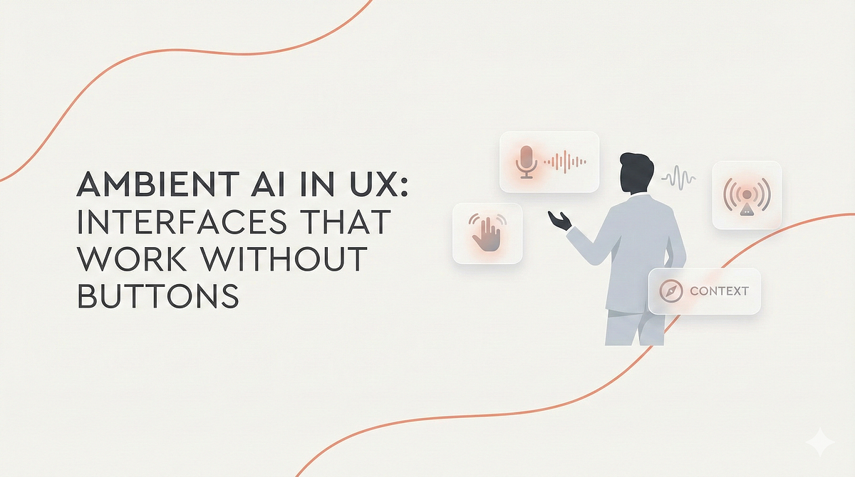 Ambient AI in UX: Interfaces That Work Without Buttons | Medium