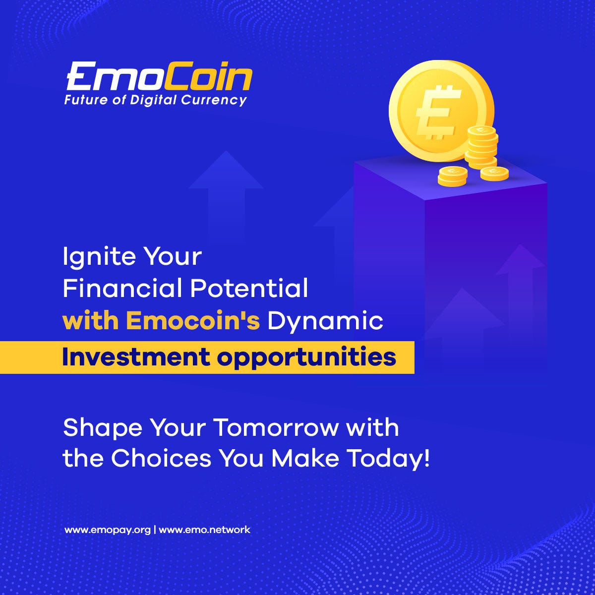 Shape your Tomorrow with the Choices you make Today! - Emo Coin - Medium