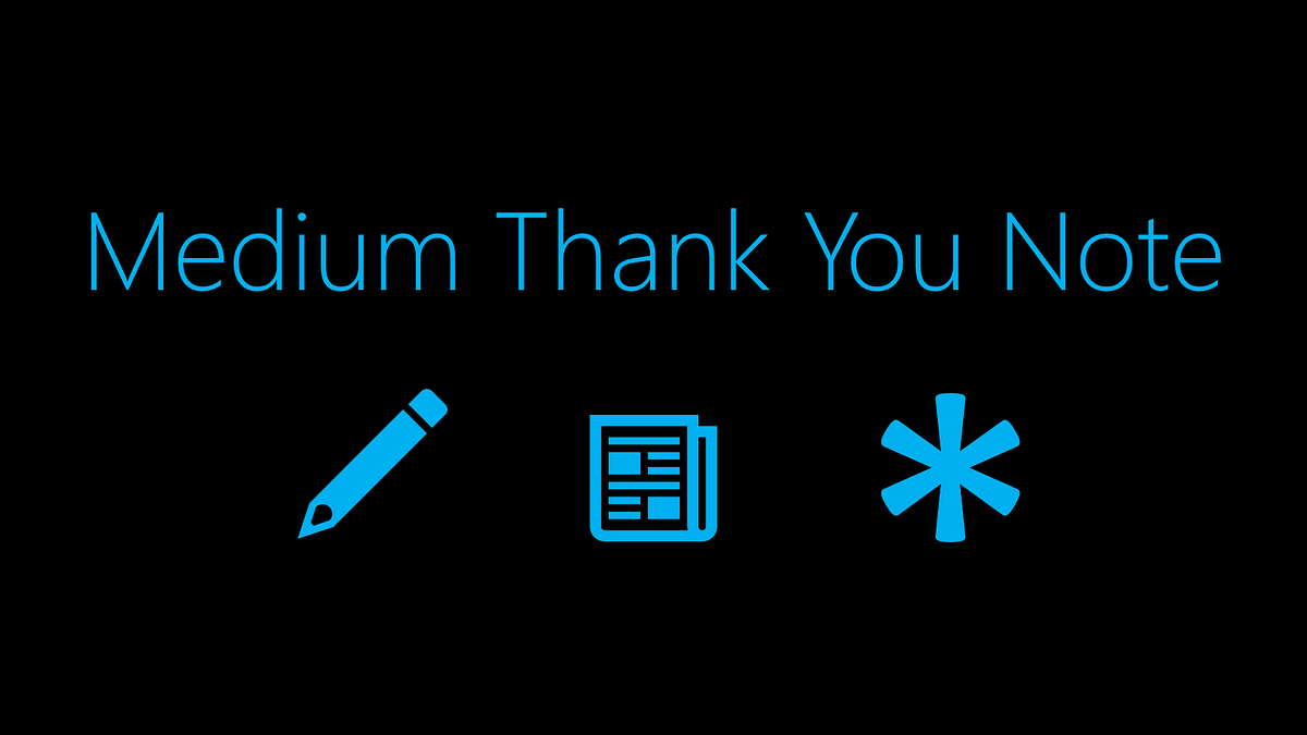 Medium Thank You Note on Posts. How to leave a thank you note on Medium ...