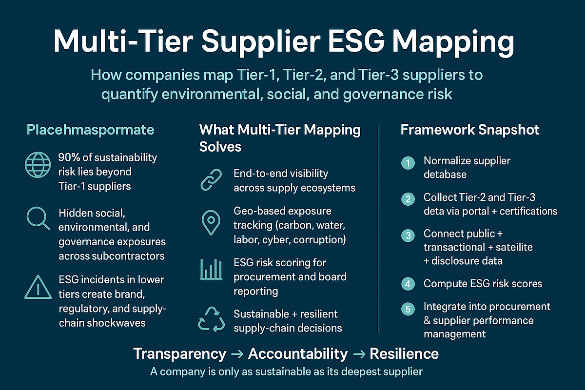 How to Implement a Multi-Tier Supplier-Ecosystem Mapping of ESG ...