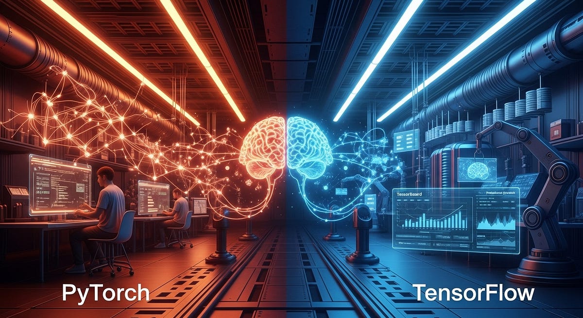 Deep Learning Frameworks: PyTorch vs TensorFlow | by Kawaldeep Singh | Medium