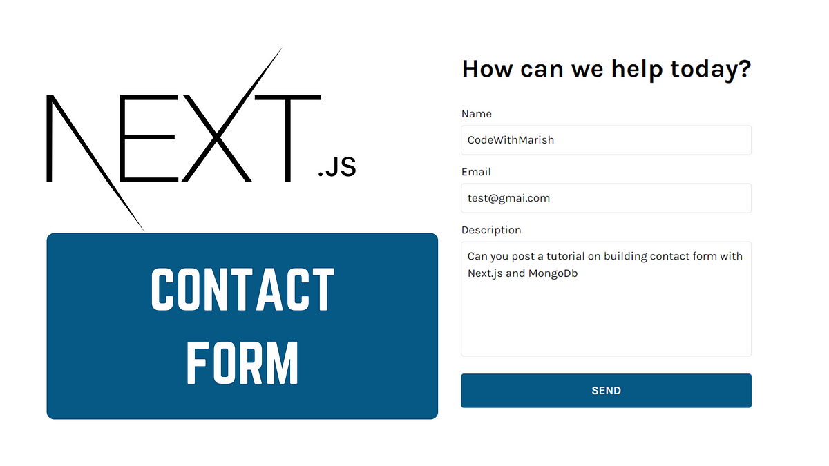 Next.js Contact Form Tutorial: MongoDB Integration and Docker Setup ... Next.js Contact Form Tutorial: MongoDB Integration and Docker Setup ...