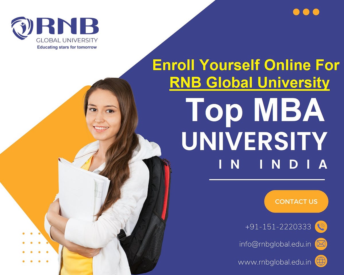 Top MBA university in India - Best Private University in Rajasthan - Medium