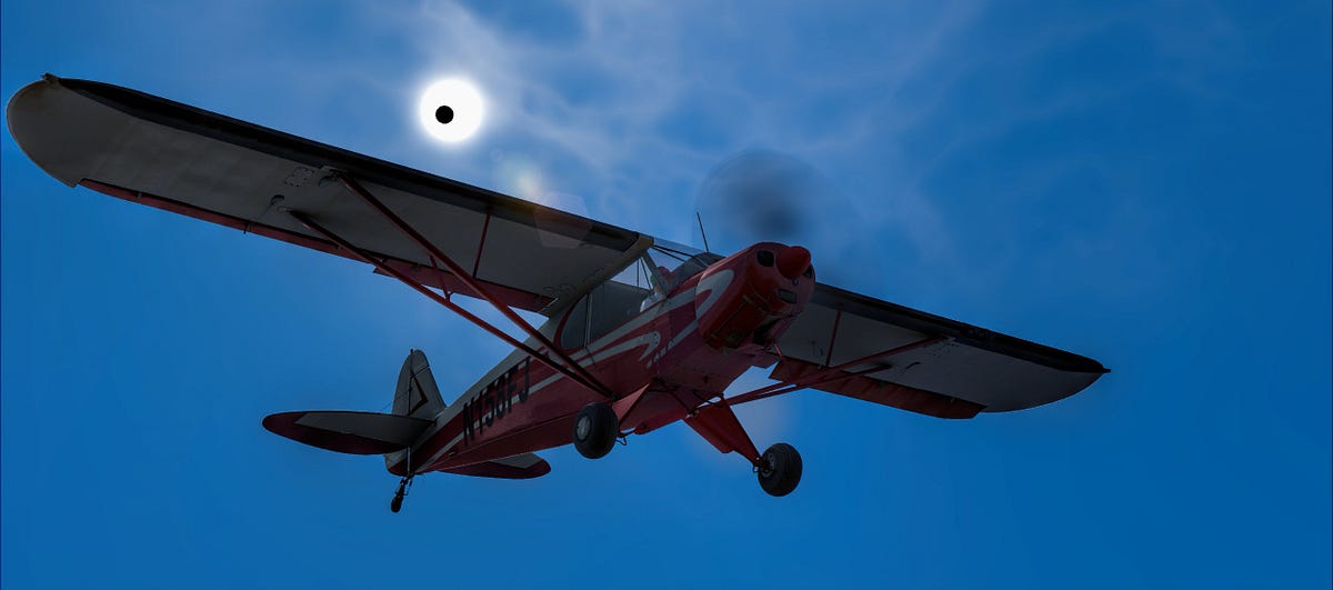 The Great American Eclipse in Flight Sim World | by Jose Antunes ...