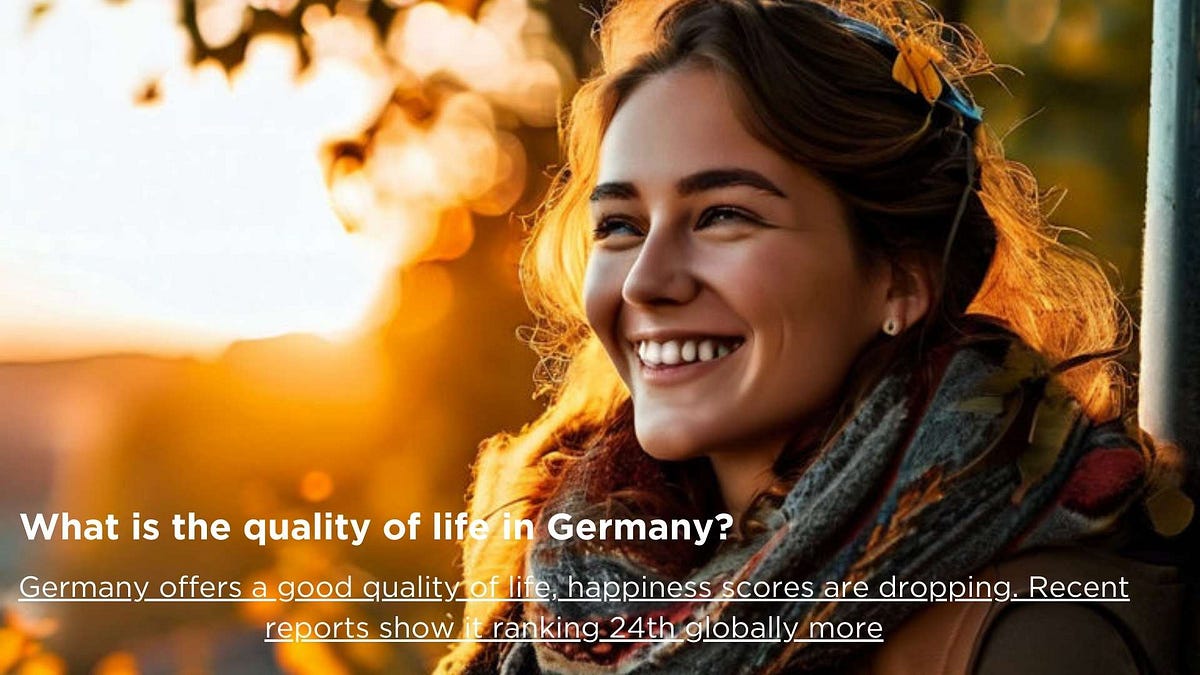 What is the Quality of life in Germany? - Netflix Premiers - Medium