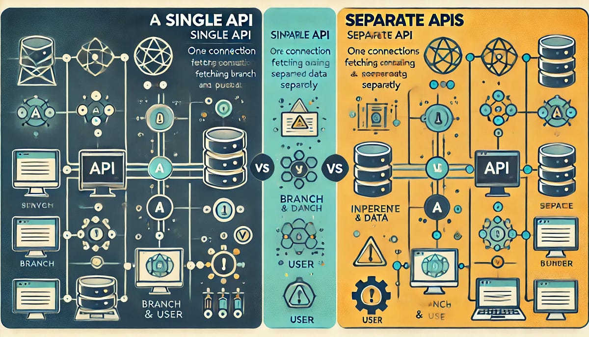 Single API vs Separate APIs: Which is Better for Your Data Design? | by Mahabubur Rahman | Medium