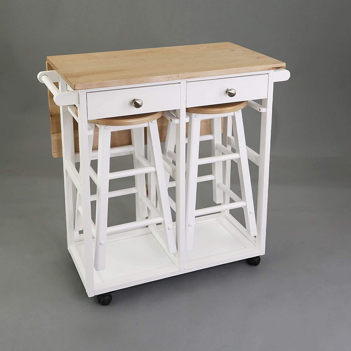 Casual Home Breakfast Cart with Drop-Leaf Table, only in 200$ - home ...