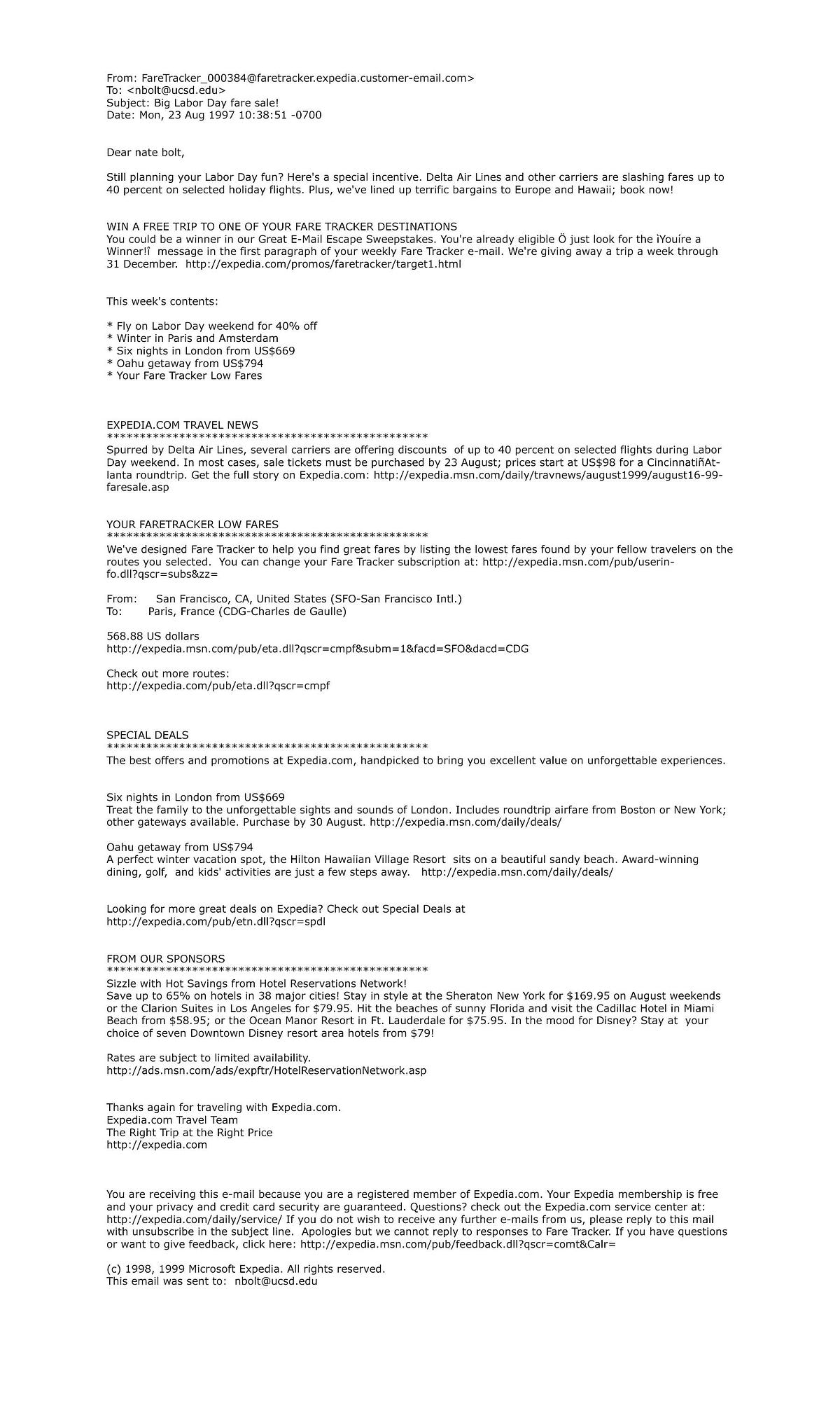 Seven Things That Were Different in Email in 1997 | by nate bolt | Medium