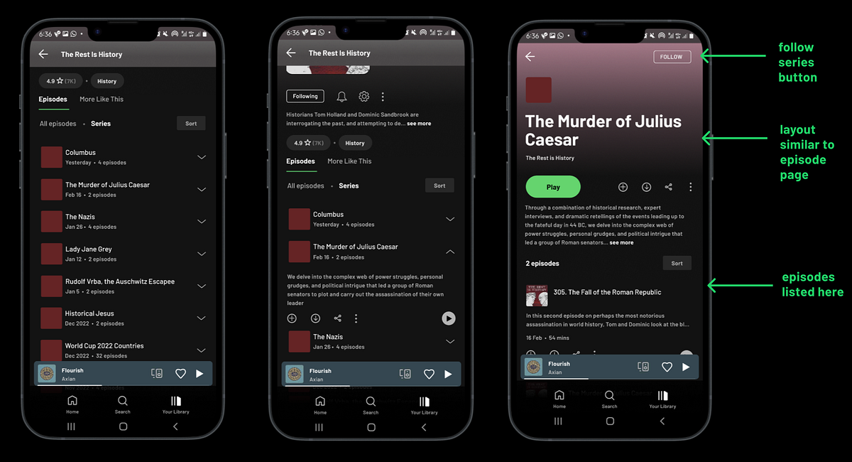 Navigating Podcast Episodes Delightfully: A UX/UI Case Study for ...