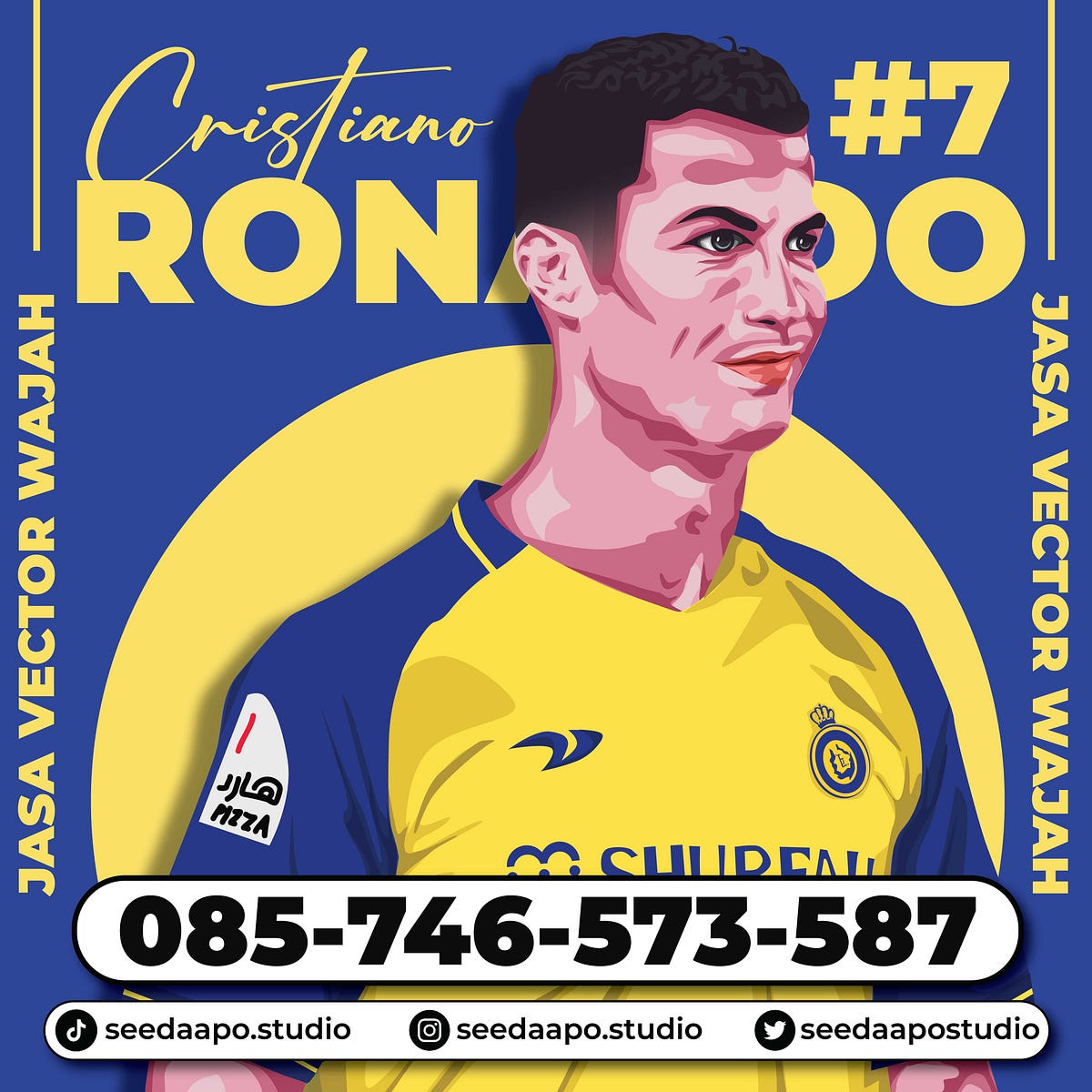 Jasa Ilustrasi Wajah multimedia , Hub 085–746–573–587 | by Jasa Vector ...