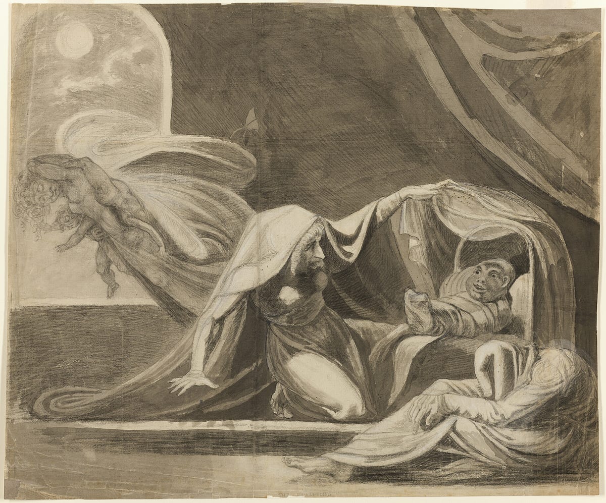 Spooky Art: The Changeling by Henry Fuseli (Interpretation and Analysis ...