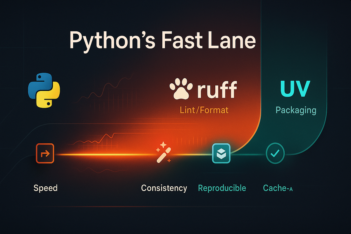 Python’s Fast Lane: Ruff, uv, and the New Toolchain | by Nexumo | Medium