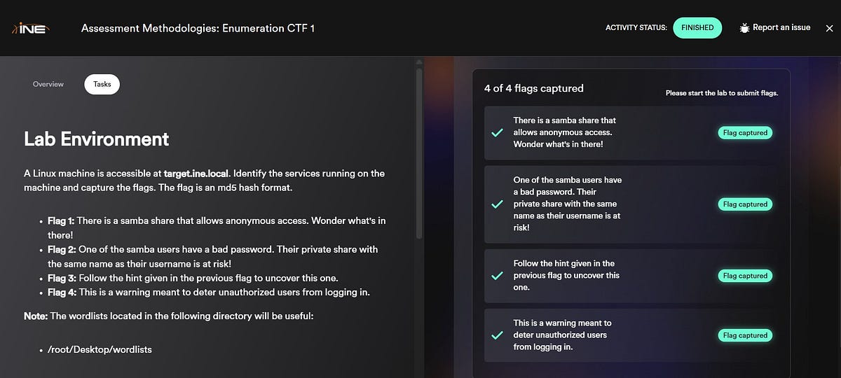 Assessment Methodologies: Enumeration CTF 1 (EJPT) | by Oluwaseun Adebayo | Medium