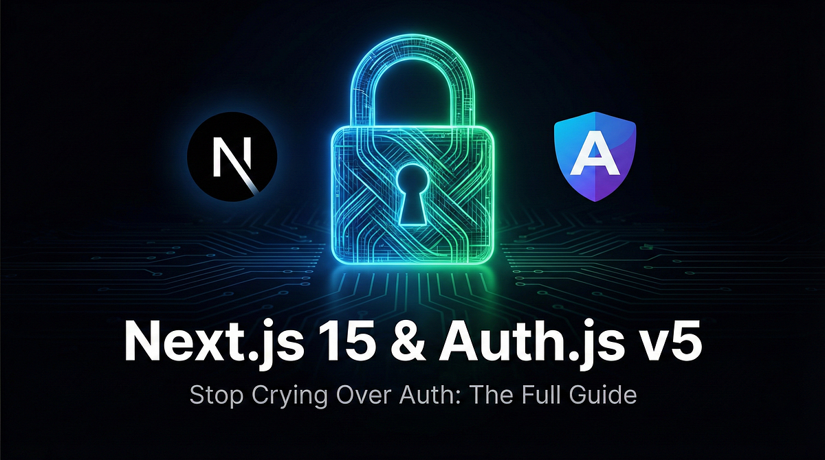 Stop Crying Over Auth: A Senior Dev’s Guide to Next.js 16 & Auth.js v5 ...