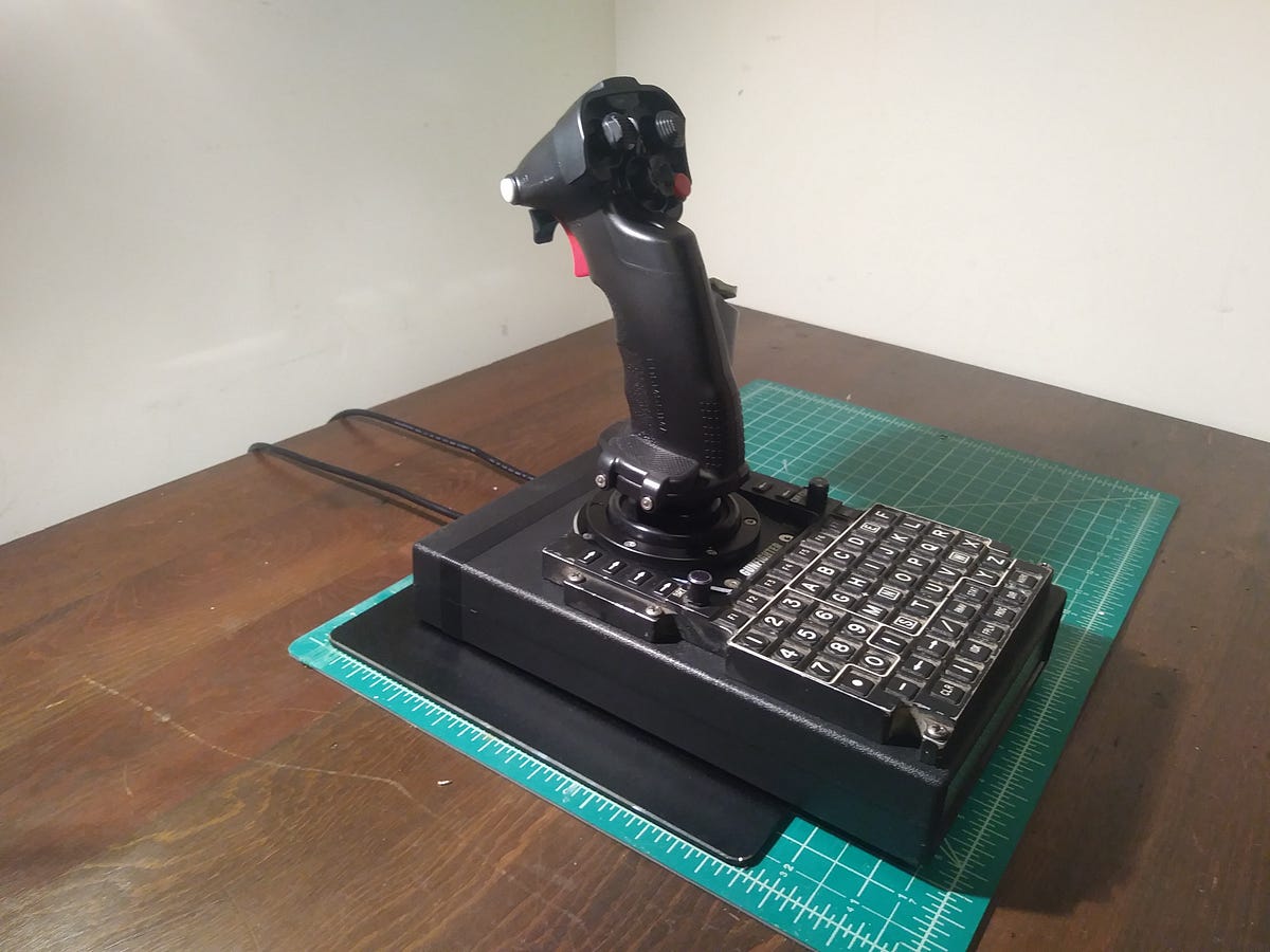 Actual Aircraft Alphanumeric Display Meshed with Flight Sim Stick | by ...