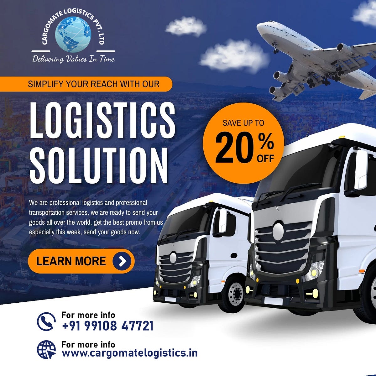 Simplify your reach with our Logistics Solution. - Cargomate Logistics - Medium