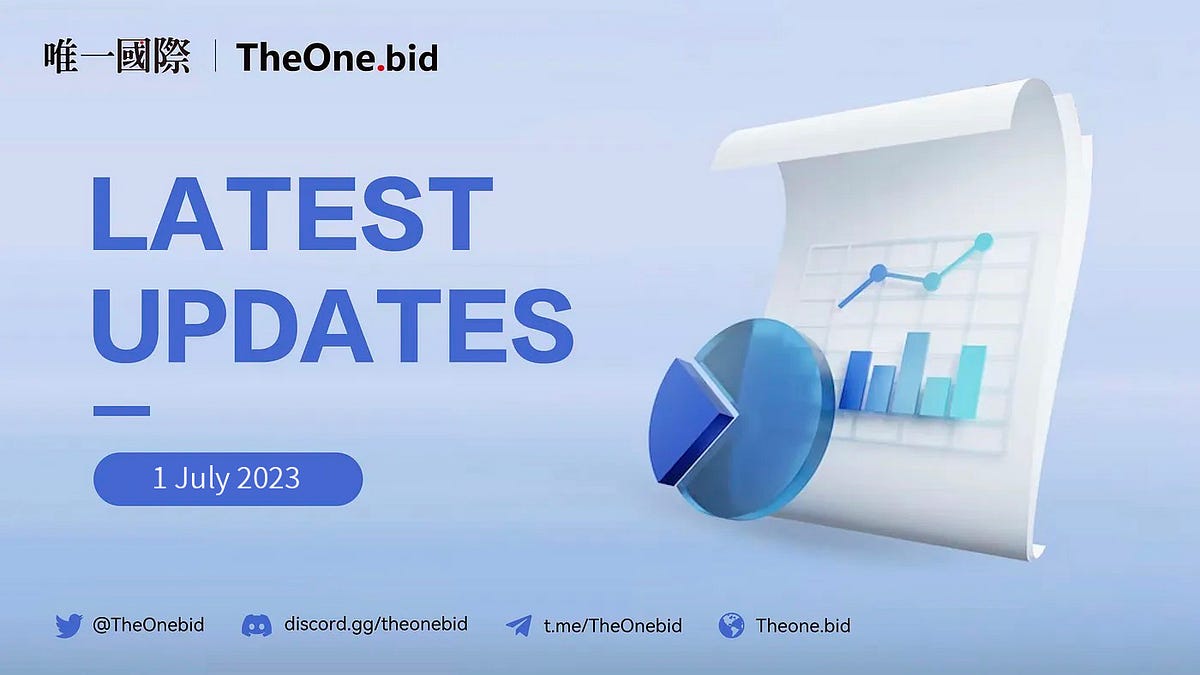 TheOne.bid Latest Updates. We are working hard to expedite the… | by ...