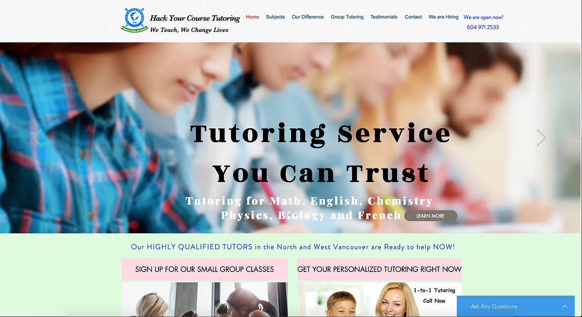 Hack Your Course — Private 1 on 1 Tutoring Services | by Stephan ...